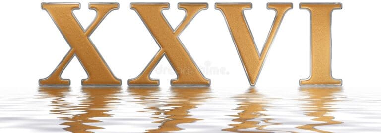 XXVI Roman Numerals | How to Write XXVI in Numbers? | Knowledge Glow